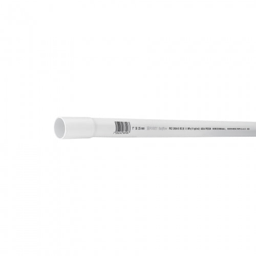 Tubo de 3 m de PVC de 1' hidráulico RD 26, Foset 40083 PVC-103 40083 ...